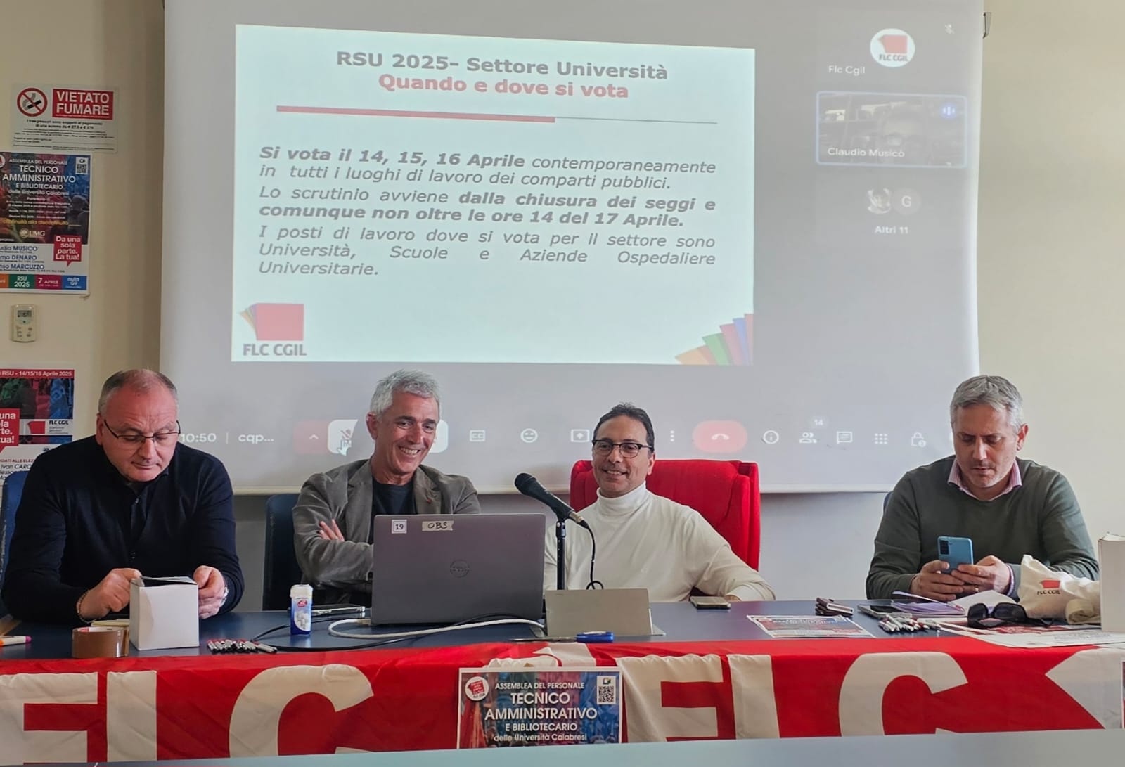 Elezioni Rsu 2025 all’Umg di Catanzaro, alla Flc Cgil il 50,3% dei voti ...